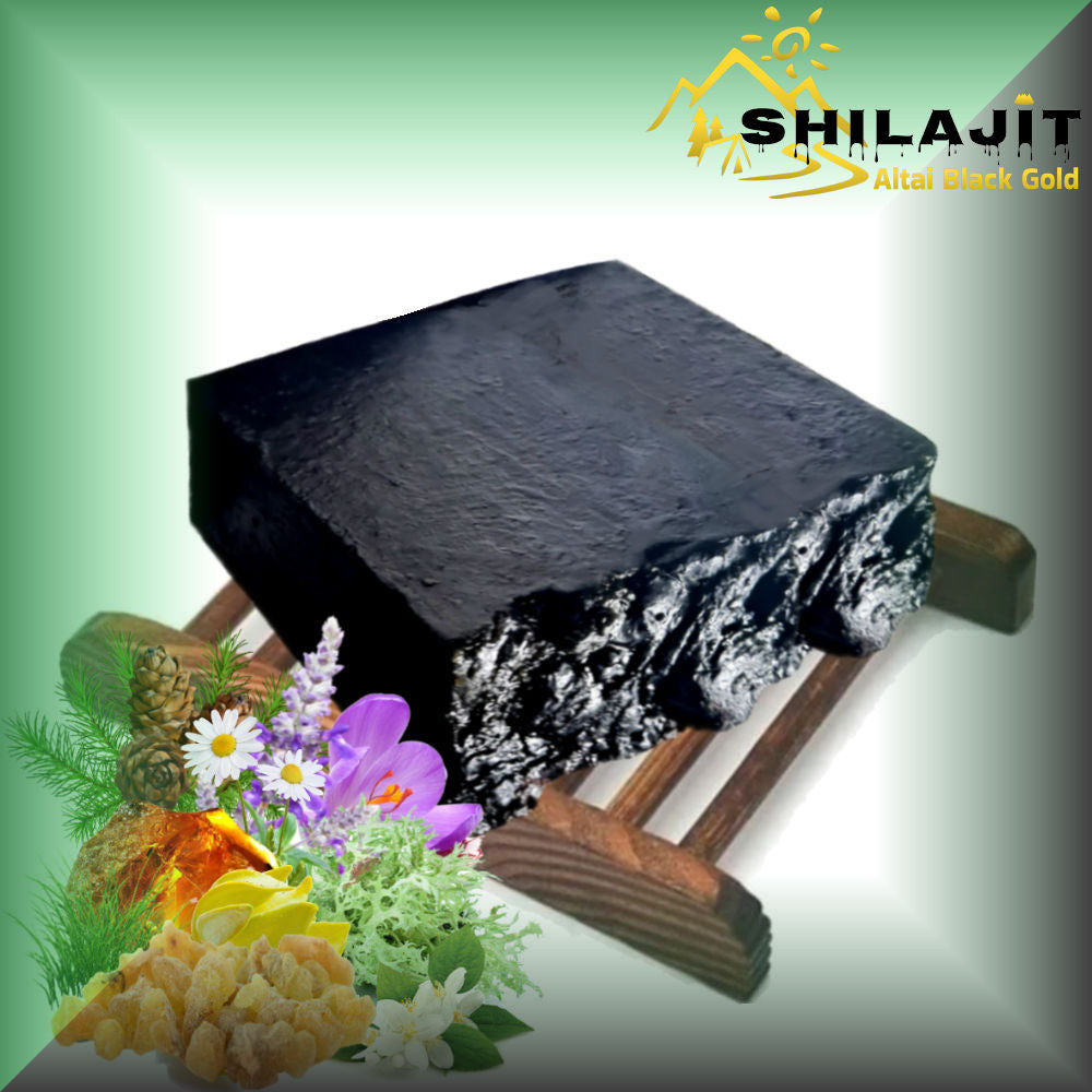 SHILAJIT - ACTIVATED CHARCOAL Therapeutic Herbal Bar (Soap) by Altai B ...